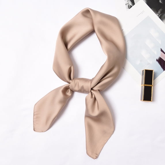 Brown Scarfs Scarf Small Scarf Retro Small Silk Scarf Scarf Decoration ...