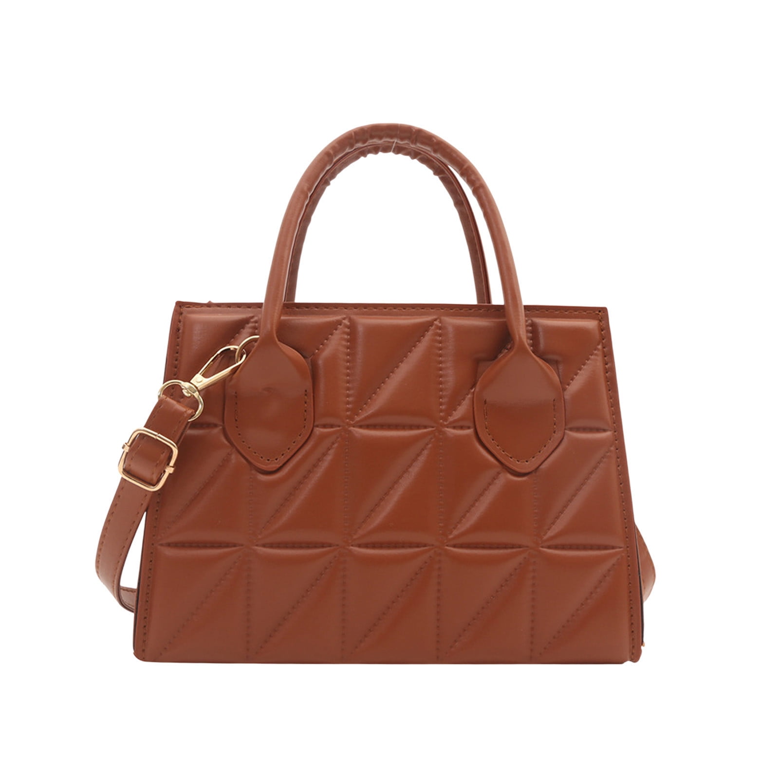 Brown Simple Fashion Shoulder Bag Small Square Crossbody For Women ...