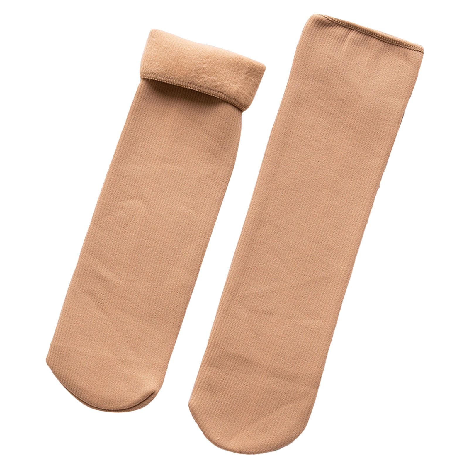 Brown Socks for Women 2PC Warm Thermal Socks Womens Warm Winter Extra ...