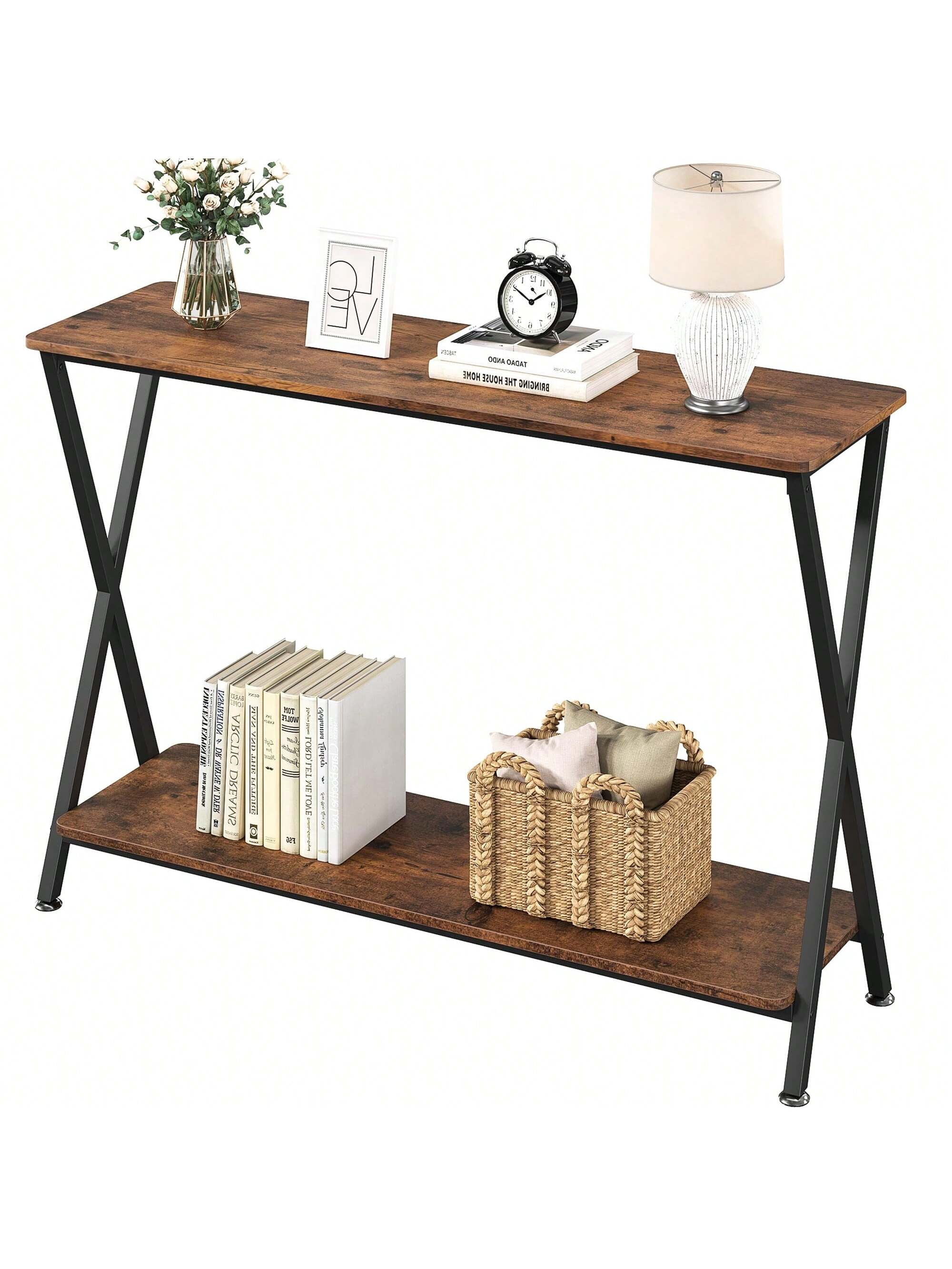 Brown Sofa Tables Narrow Long Behind Couch Table, Narrow Console Table ...