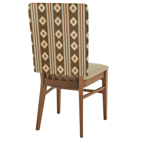 Brown Southwestern Chair Back Covers Set of 8 Aztec Diamond Motif ...