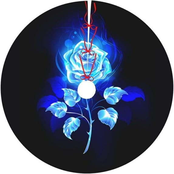 Brown Spots Leopard Faux Fur Christmas Tree Skirt Xmas Tree Mat ...