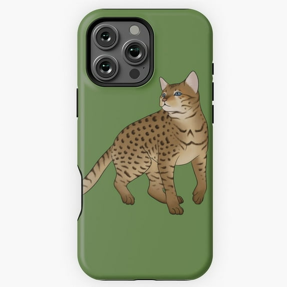 Brown Spotted Tabby Cat Cute Animal iPhone Case 11 12 13 14 15 16 17 ...