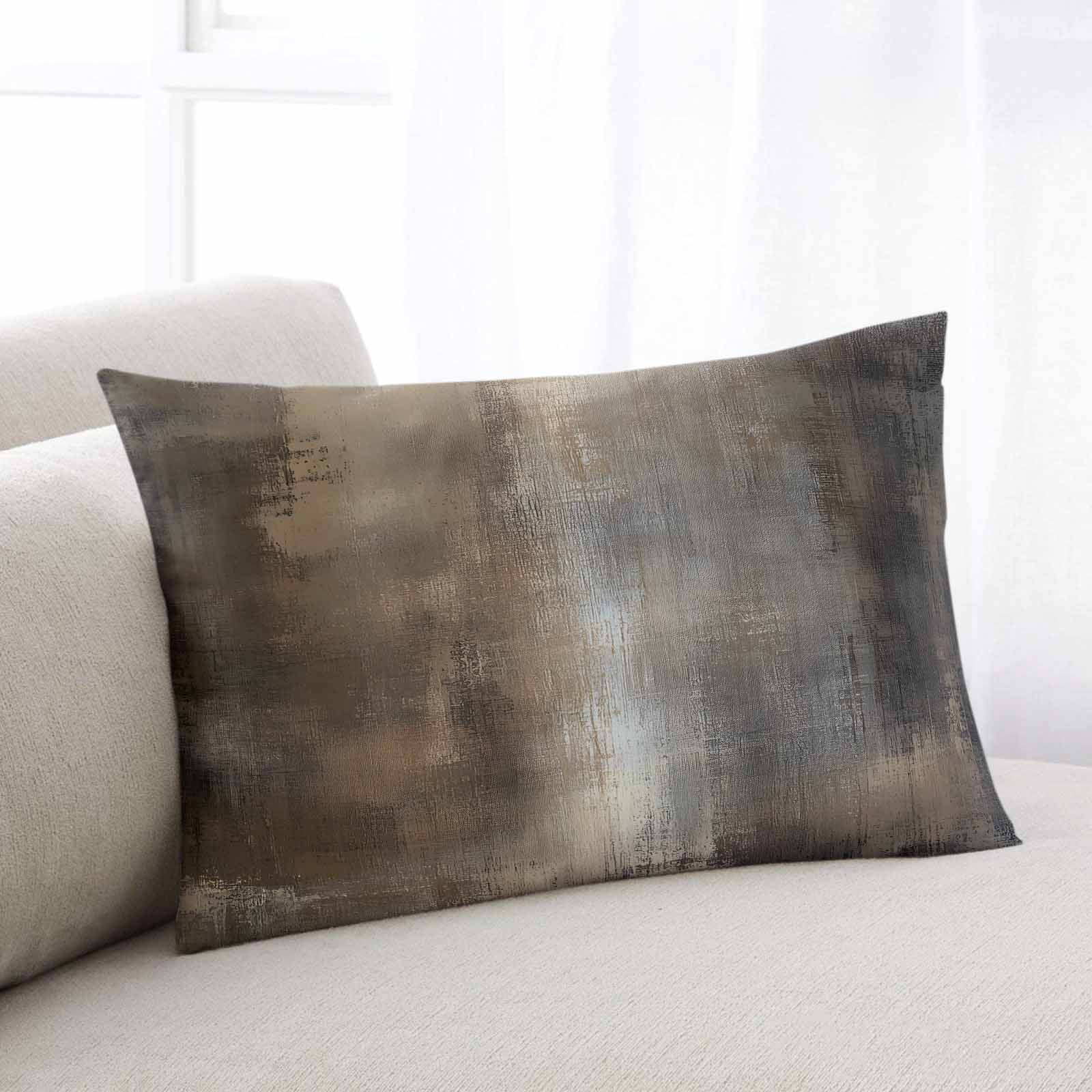 Brown Standard Size Pillow Cover, Pillowcase Protectors with Zipper ...