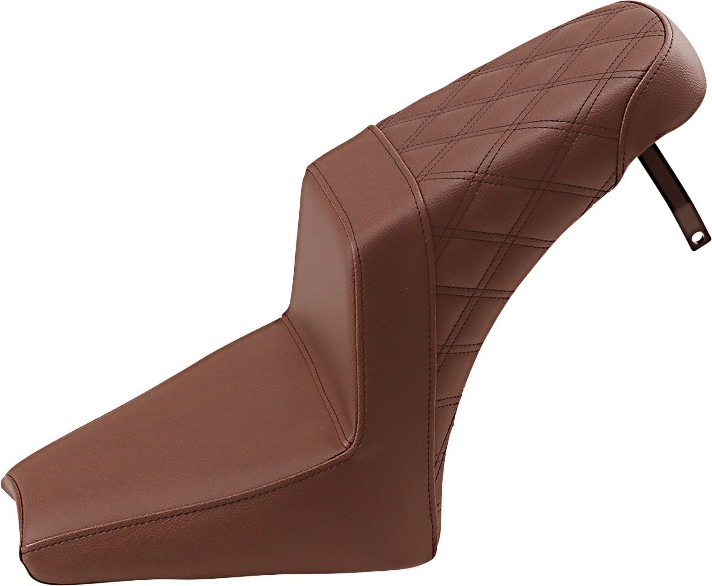 Brown Step-Up Seat w/Lattice Stitch Passenger Seat - Walmart.com