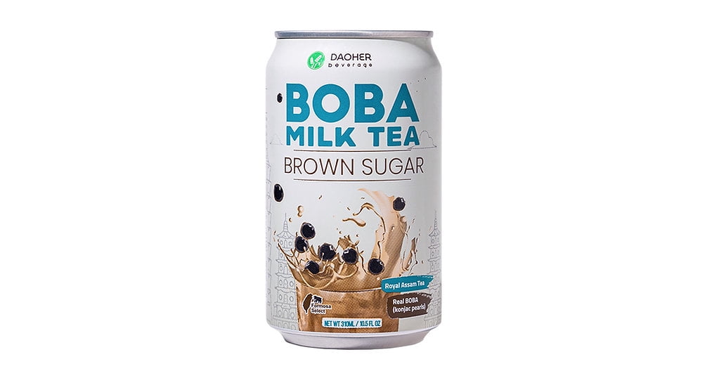 Brown Sugar BOBA Milk Tea, 10.5 fl. oz. (12 Pack) - Walmart.com