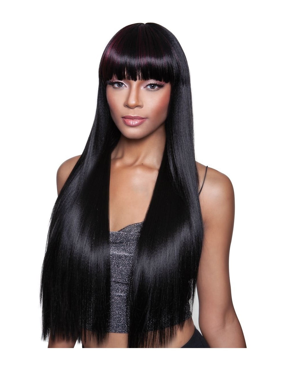 Brown Sugar Human Hair Blend Full Wig - BS144 (F1B/30) - Walmart.com