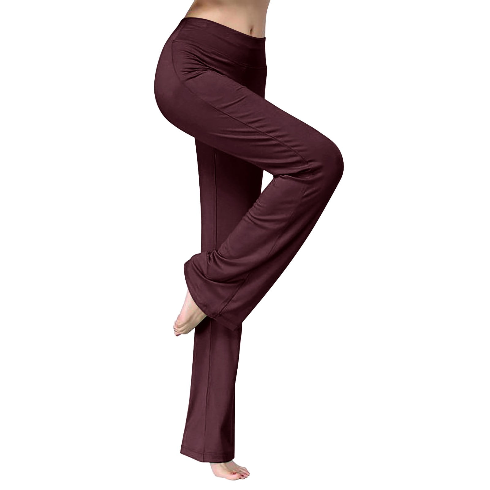 Brown Sweatpants Women Casual Spring and Summer Yoga Pants with Pockets ...