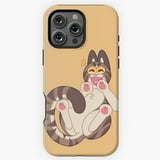Brown Tabby Cat Realistic Portrait Art iPhone Case 11 12 13 14 15 16 17 ...