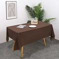 Brown Table Cloths, Rectangle Table Cloth, Disposable Plastic ...