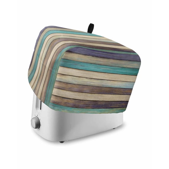 Brown Teal Home Small Toaster Cover 2 Slice, Kitchen Appliance Covers ...