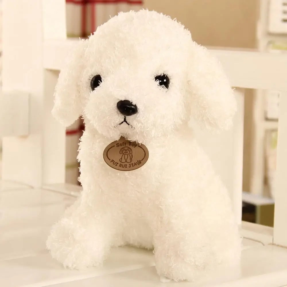 Brown Teddy Dog Plush Toys Kawaii Puppy Poodle Dog Plush Stuffed Doll ...