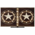 Brown Texas Star Western TV Dust Cover,Stretchable TV Screen Desktop ...