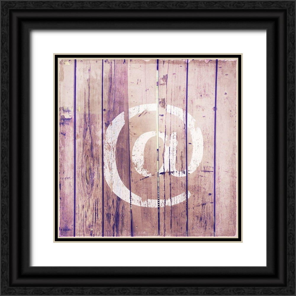 Brown, Thomas 20x20 Black Ornate Wood Framed with Double Matting Museum ...