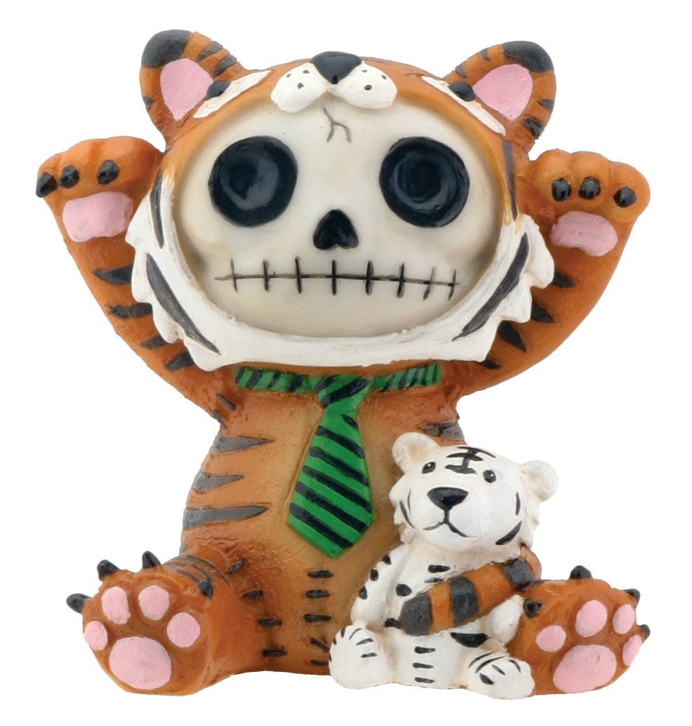 Brown Tigrrr with Small Tiger Furry Bones Collectible Statue - Walmart.com