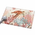 Brown Turtle Coastal Entryway Rug 2x3ft Washable Non Slip Bathroom Rug ...