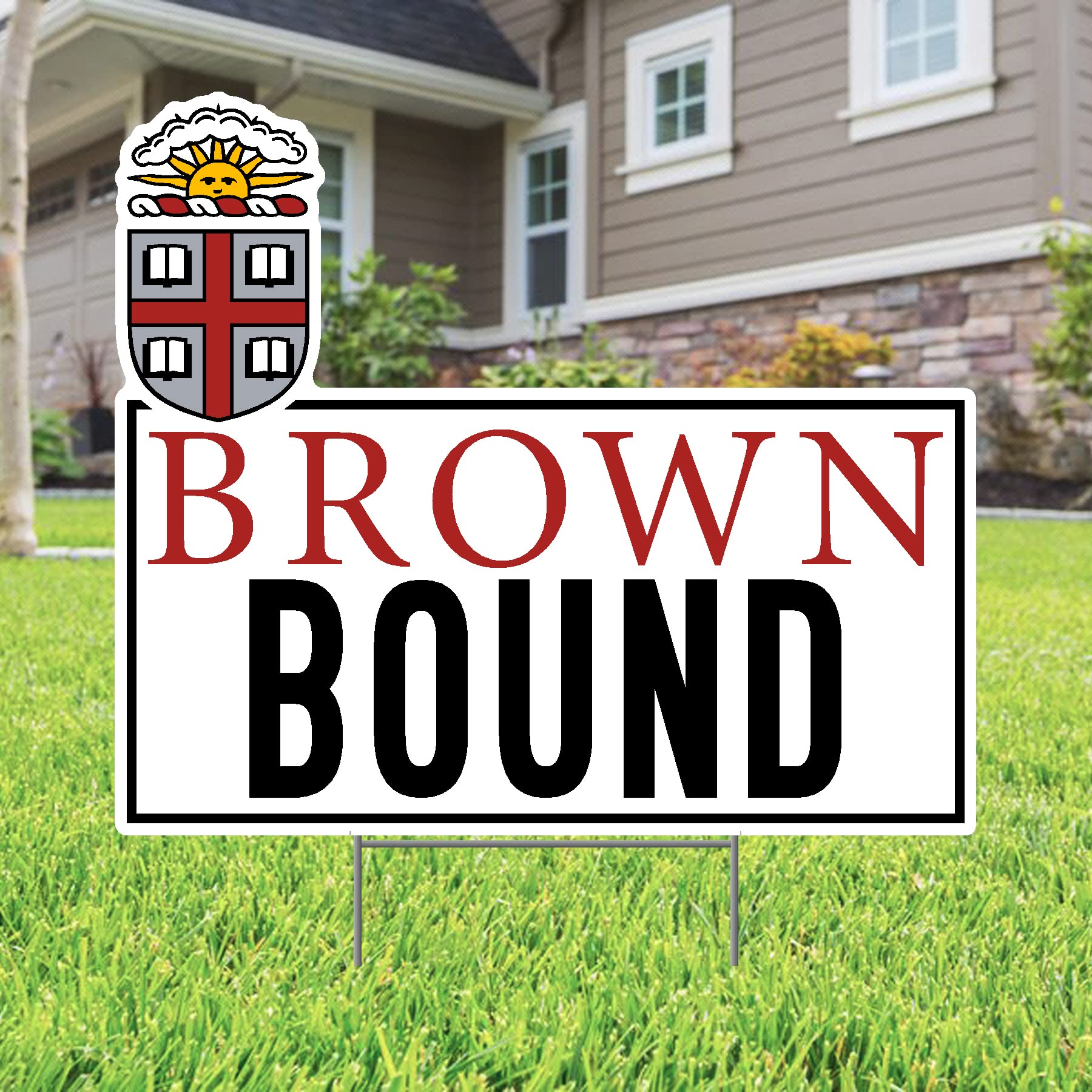 Brown University Bound Lawn Sign (Officially Licensed) - Walmart.com