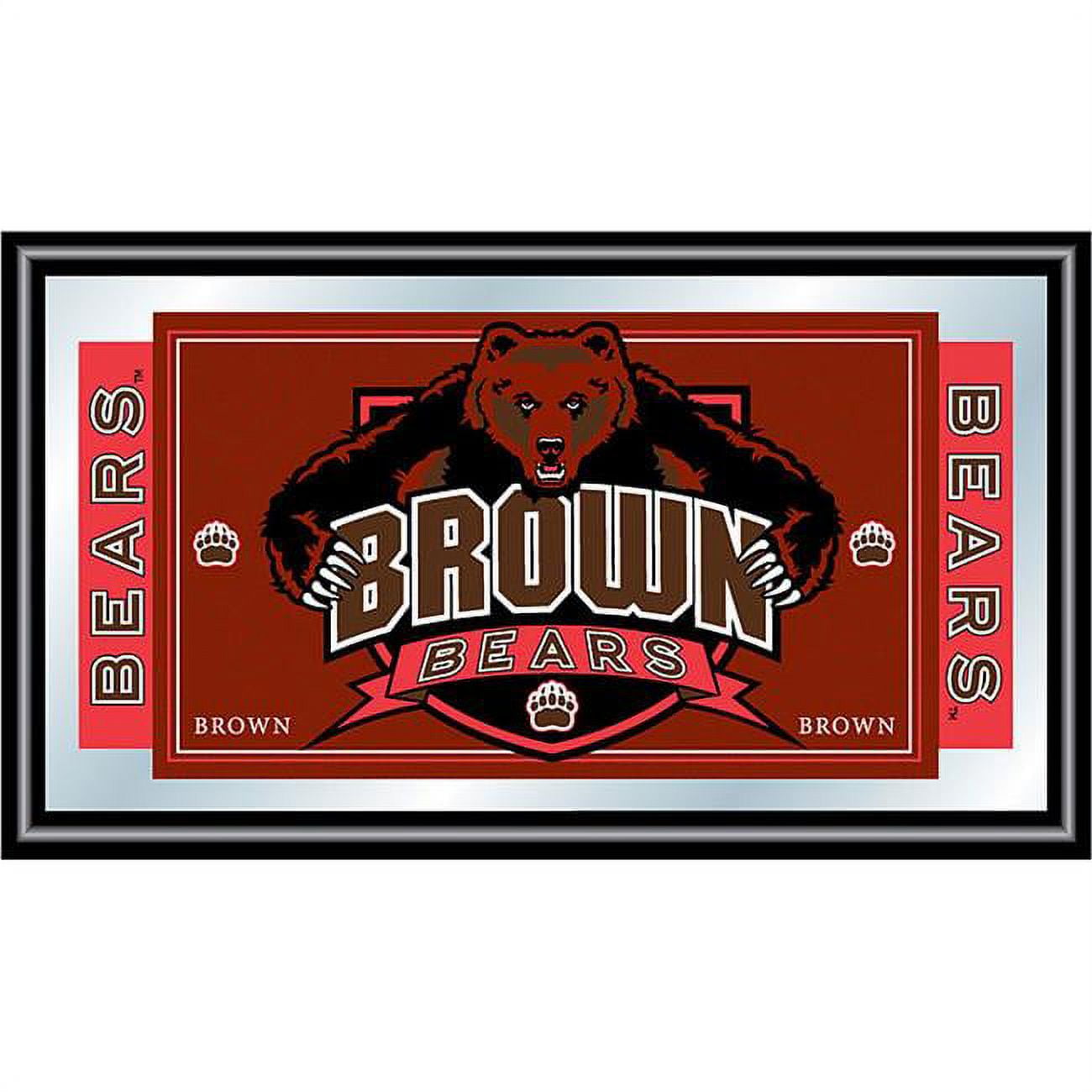 Brown University Logo and Mascot Framed Mirror - Walmart.com