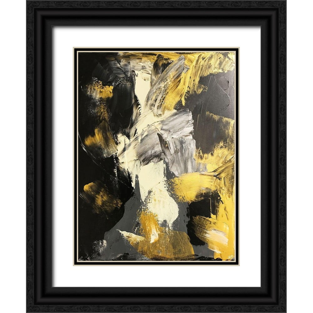 Brown, Victoria 12x14 Black Ornate Wood Framed with Double Matting ...