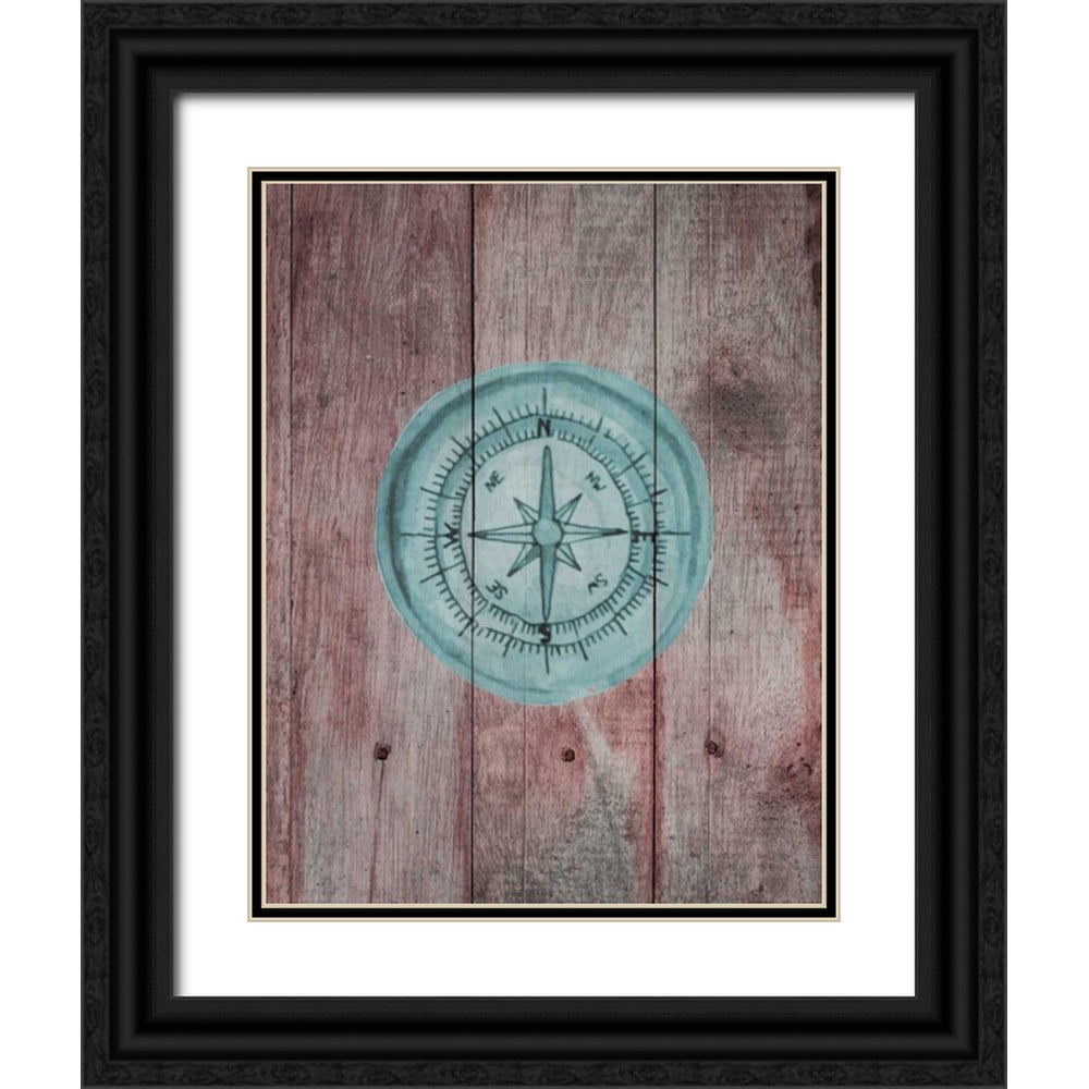 Brown, Victoria 12x14 Black Ornate Wood Framed with Double Matting ...