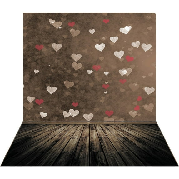 Brown Wall Wooden Floor Photography Backgrounds for Photo Studio Fond ...