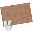 Brown Washable Small Entryway Area Rugs 2'x3', Abstract Modern ...