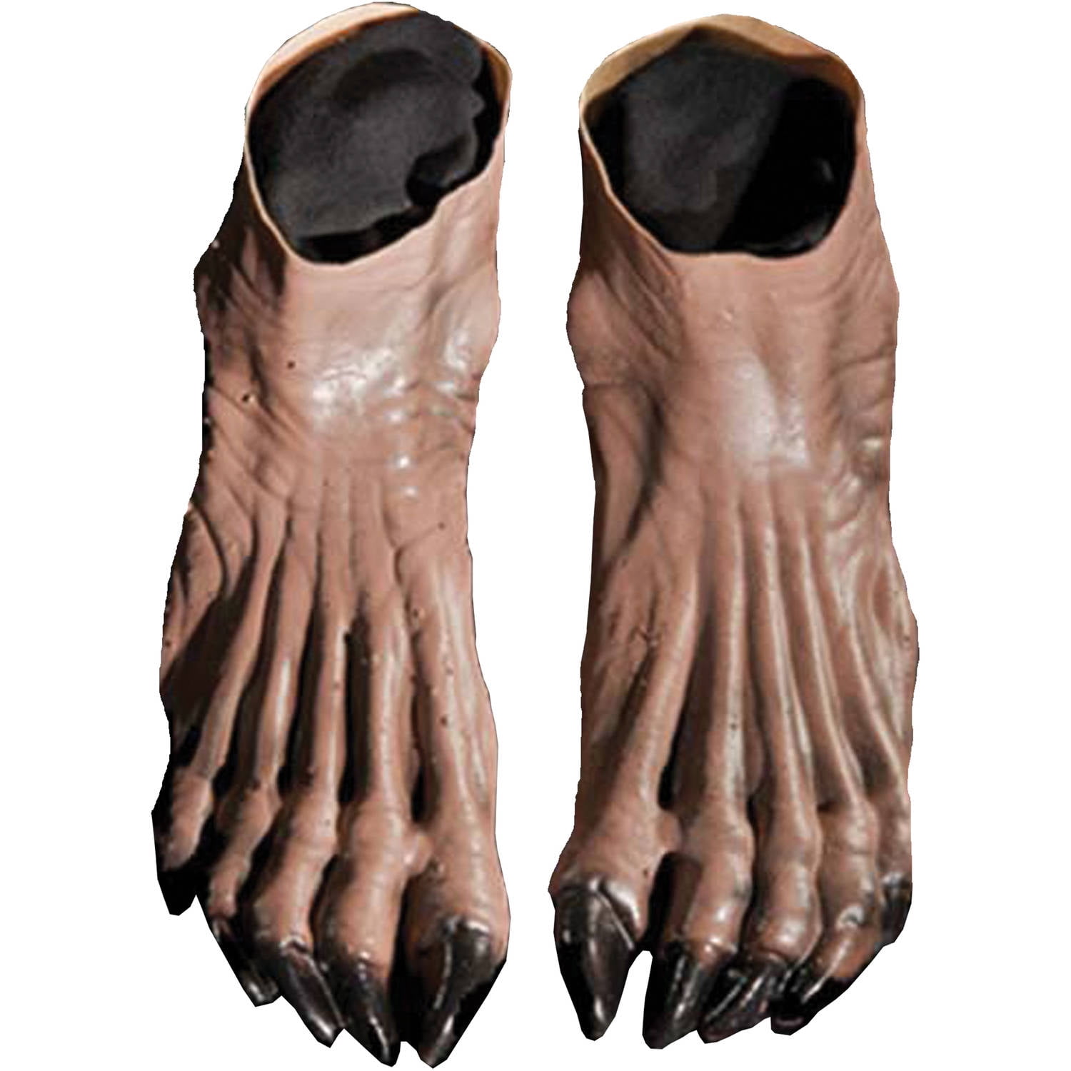 Brown Werewolf Feet Adult Halloween Accessory - Walmart.com