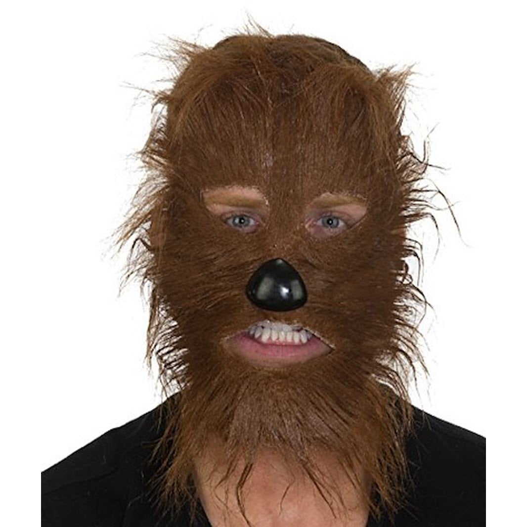 Brown Werewolf Mask Costume Cosplay Teen Wolf Wolverine Wolfman ...