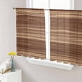 Brown Western Semi Sheer Curtains 54 Inch Length 2 Panels Set, Vintage ...