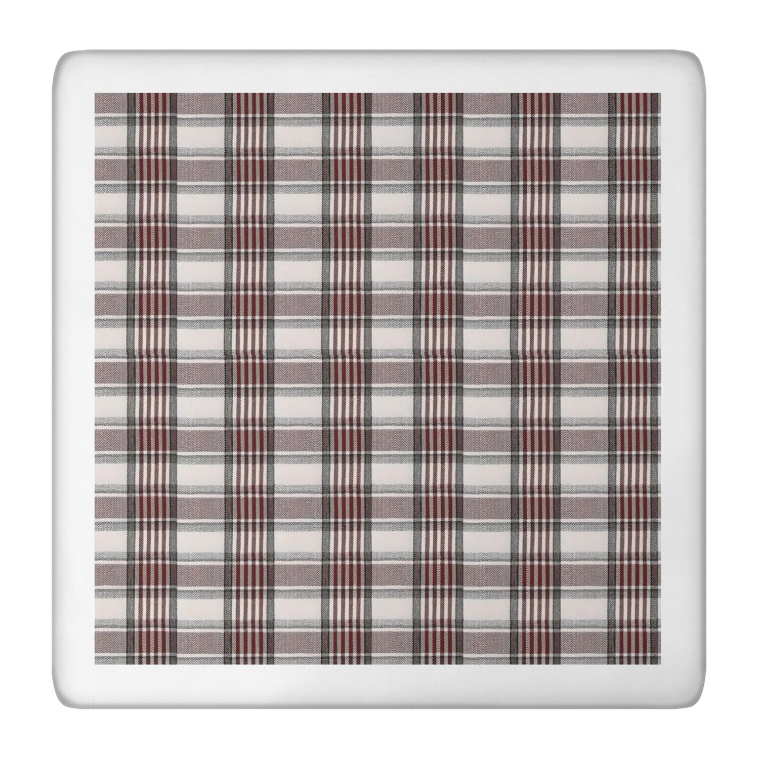 Brown and White Checkerboard Checkered Pattern Square Fitted Tablecloth ...