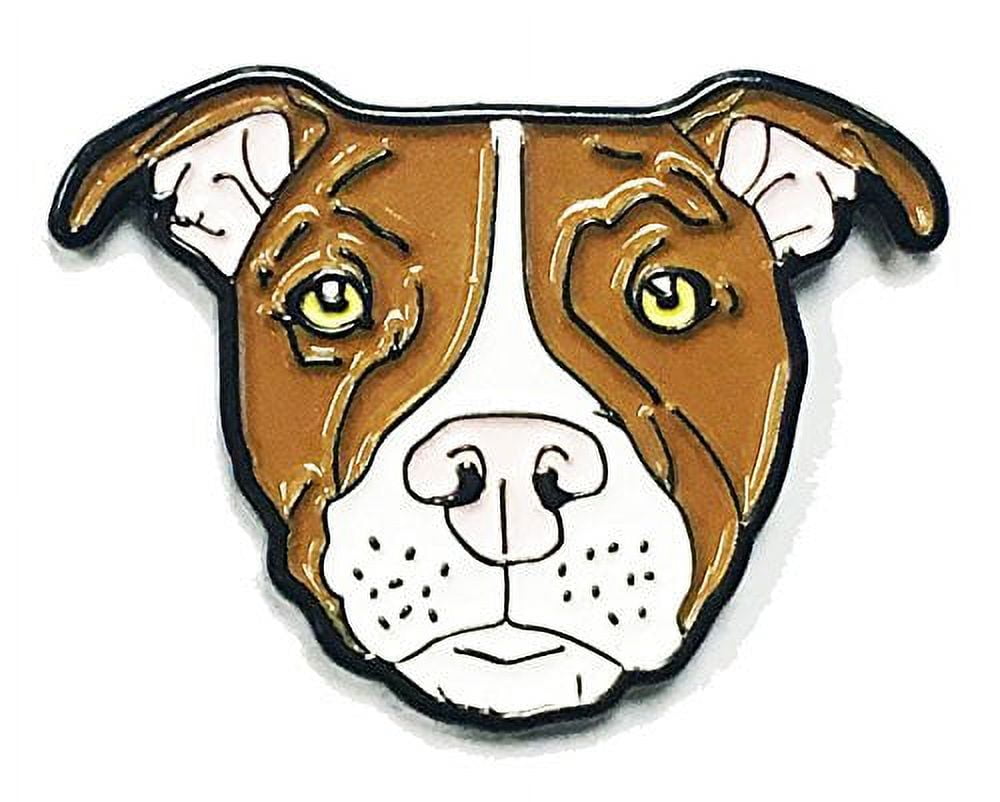 Brown White Pitbull American Bully Pit Bull Terrier Breed Dog Lover ...