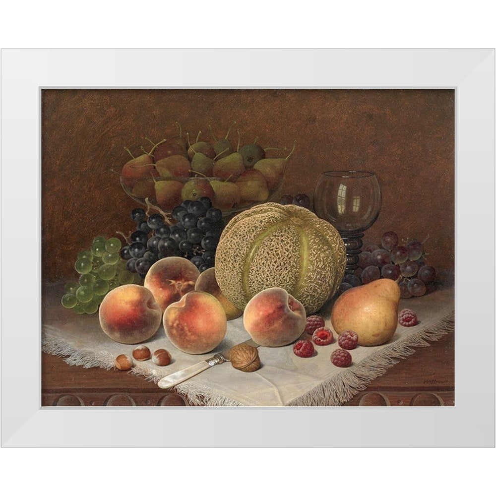 Brown, William Mason 32x26 White Modern Wood Framed Museum Art Print ...