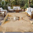 Brown Windmill Indoor Outdoor Rugs 3x5 Ft, Spring Will Always Come ...