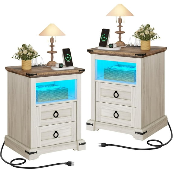 Brown Wood Entryway Console Tables with Curved Front Drawer and Shelf ...