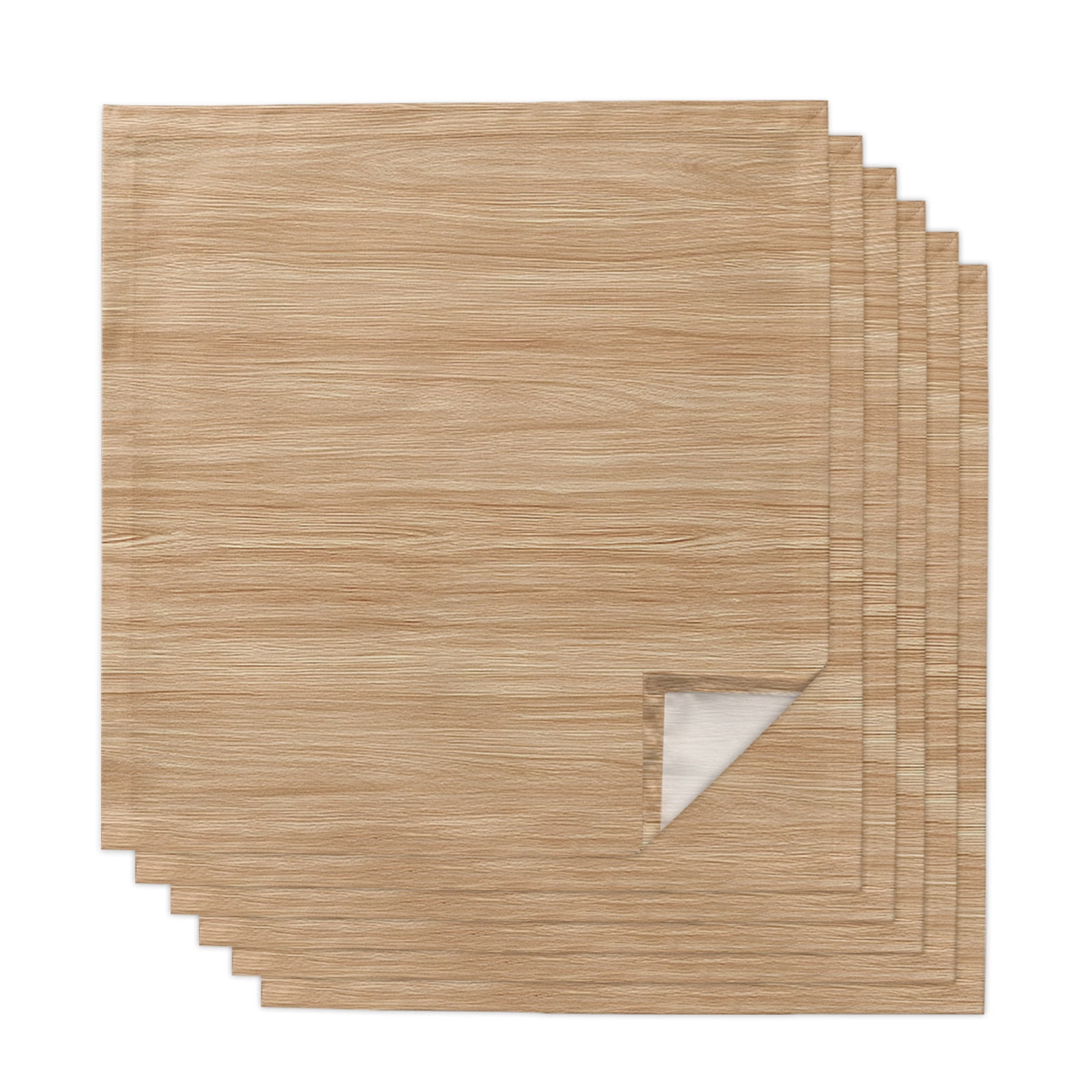 Brown Wood Grain Cloth Napkins, Retro Western Farmhouse Wooden Board ...