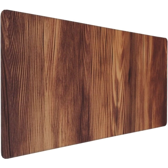 Brown Wood Grain Large Gaming Mouse Pad, 35.5 X 16 Inch Extended Desk ...