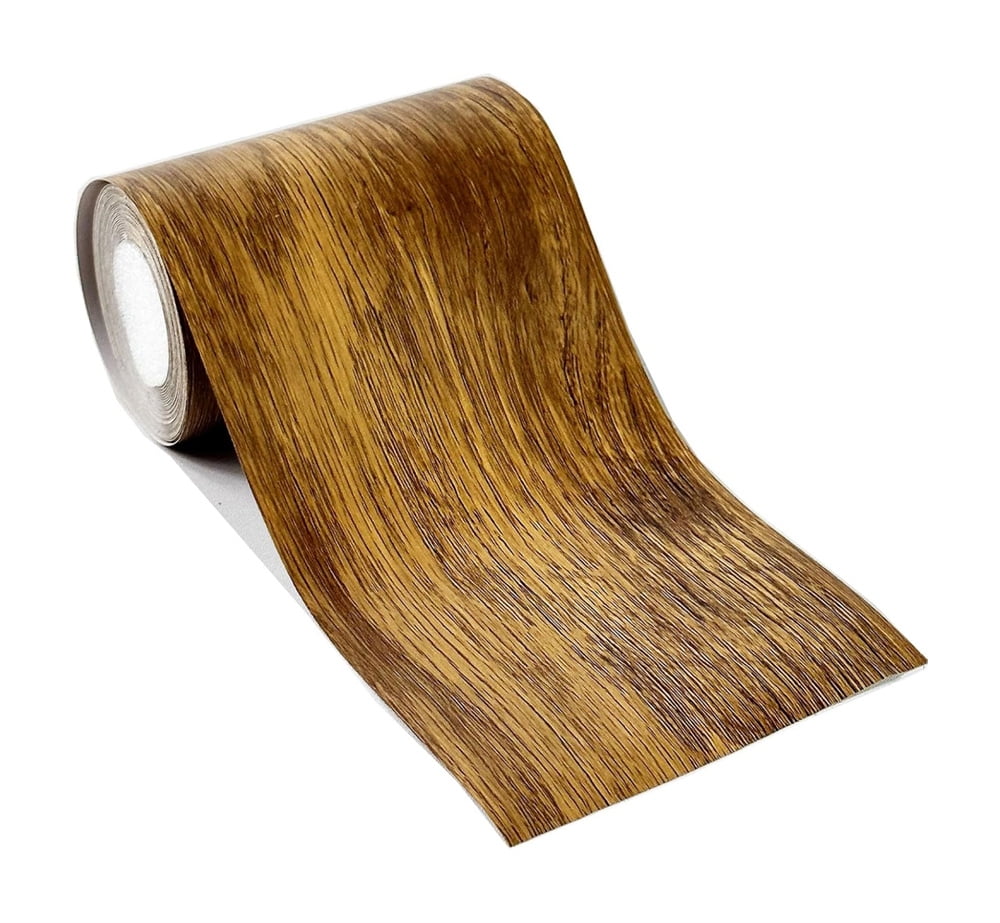 Brown Wood Grain Wallpaper Borders,Waterproof Mirror Frame Sticker ...