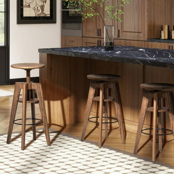 Brown Wood Portable Lantern, Compatible with USB Rechargeable LED Light ...