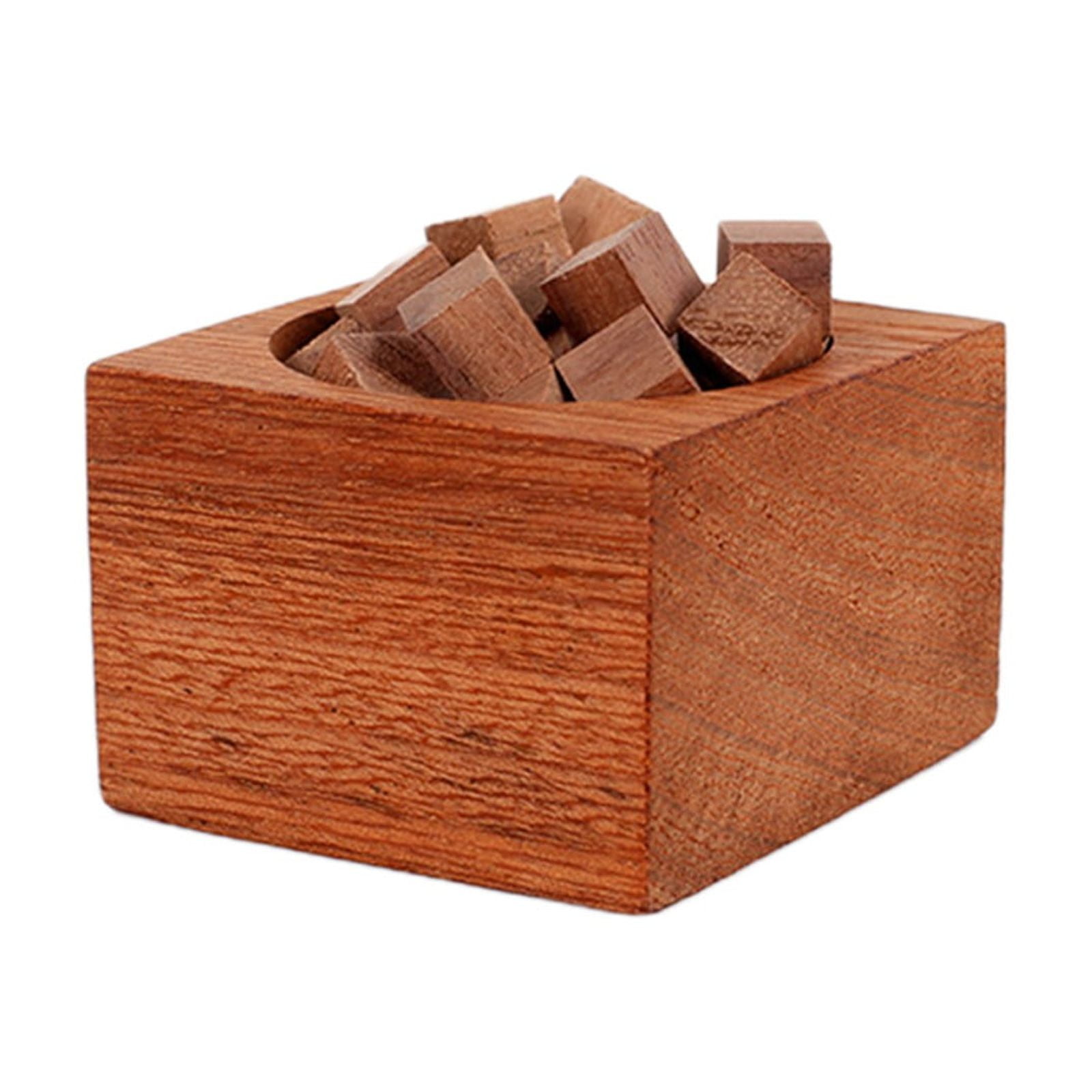 Brown Wooden Aromatherapy Ornament Diffuser 5X5Cm Cube Style Home ...