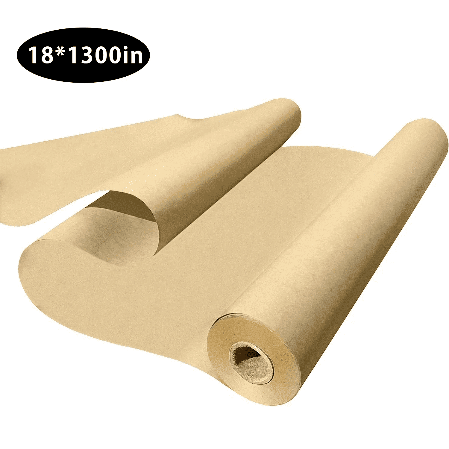 Brown Wrapping Paper, Kraft Paper Roll, Craft Decorative Paper 18" x ...