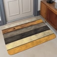 Brown Yellow Black Wood Grain Front Door Mat Indoor Entrance, Farmhouse ...