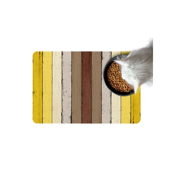 Brown Yellow Wood Doormat Non Slip Diatomaceous Earth Door Mat ...