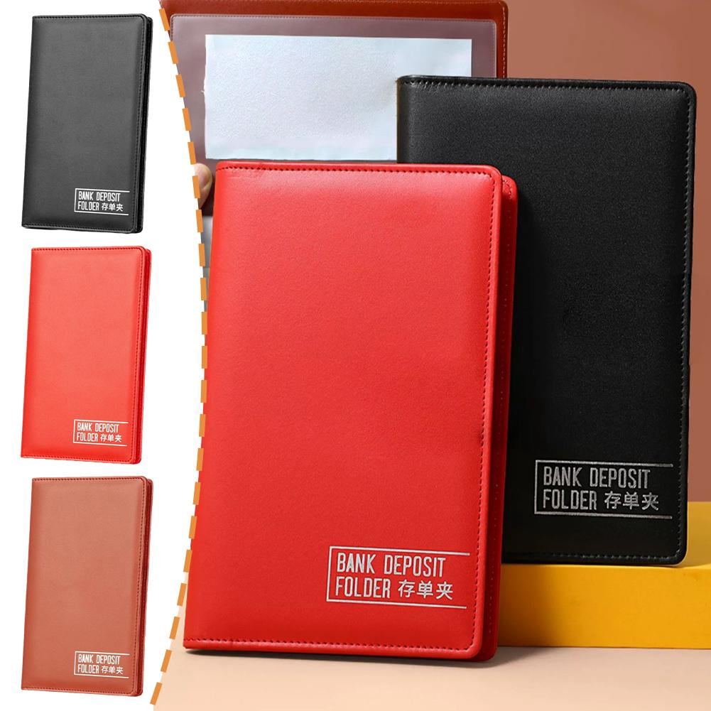 Brown deposit slip folder bank draft check regular savings slip deposit ...
