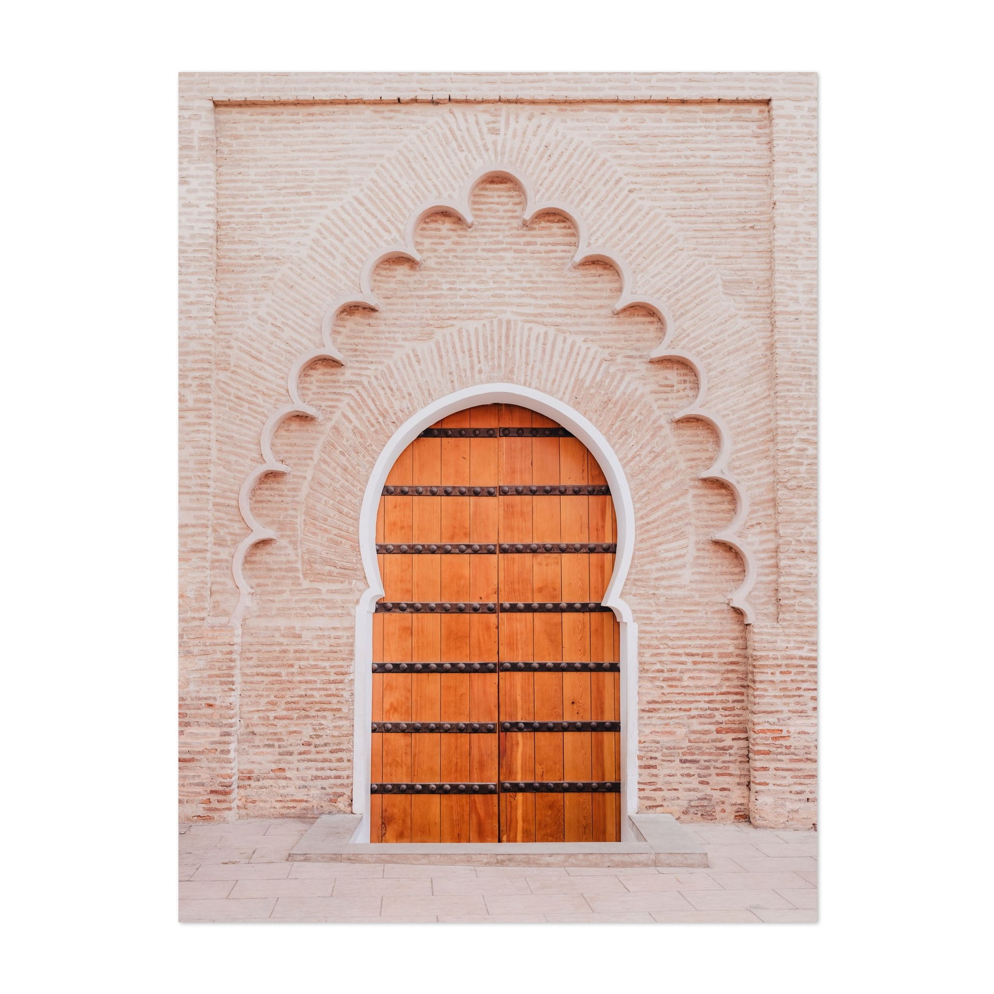 Brown door and bricks in Marrakesh - Marrakesh Marrakesh-Safi Morocco ...