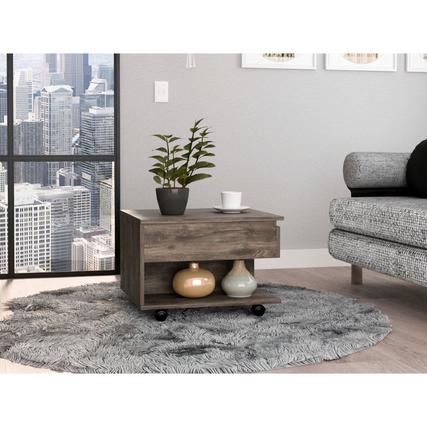 Brown - finished - Mobile with Lift Function - Guest Room - Provide ...