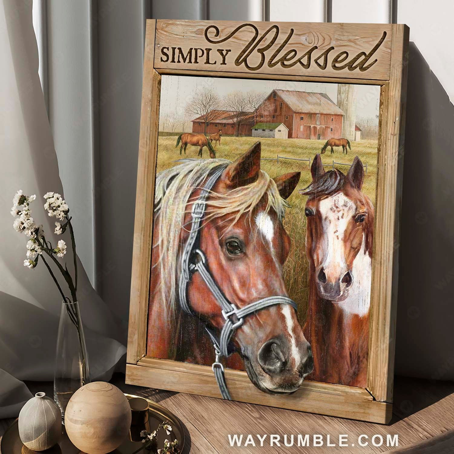 Brown horse, Horse painting, Tranquil farm, Simly blessed - Jesus Portrait poster Prints, Home ...