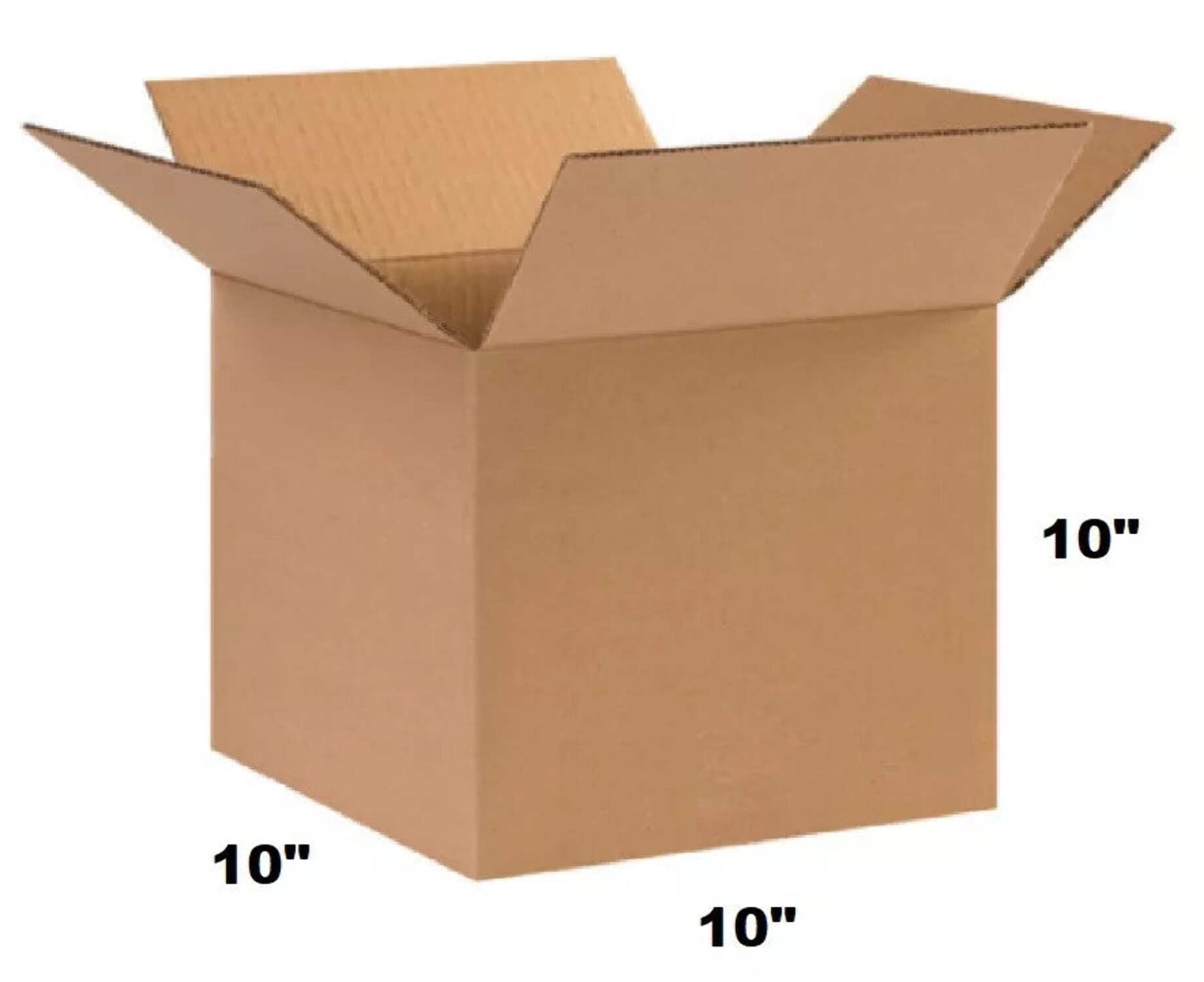 Brown of 10x10x10 Cardboard Paper Mailing Packing Shipping Box ...