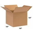Brown of 10x10x10 Cardboard Paper Mailing Packing Shipping Box ...