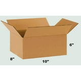 Brown of 10x8x6 Cardboard Paper Box Mailing Packing Shipping Box ...