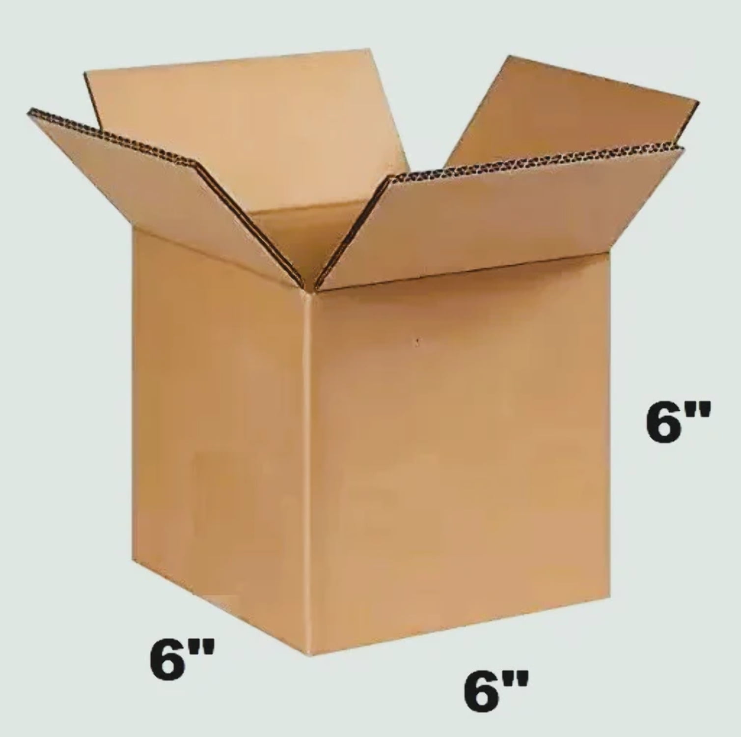 Brown of 6x6x6 Cardboard Paper Box Mailing Packing Shipping Box ...